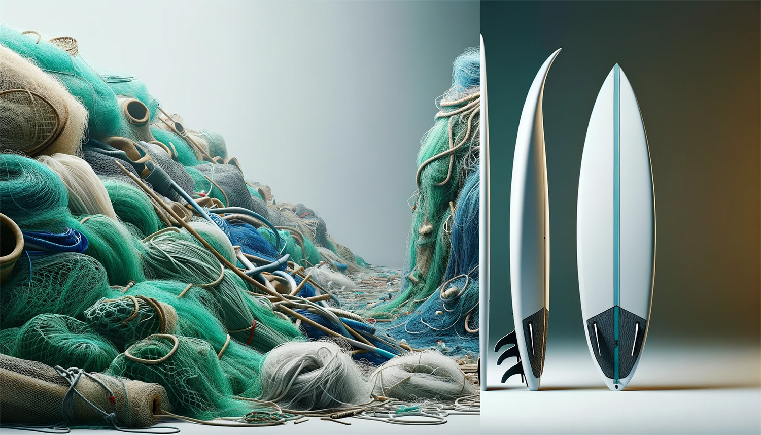 Starboard Upcycles Fishing Nets Into World-Class Surfboards