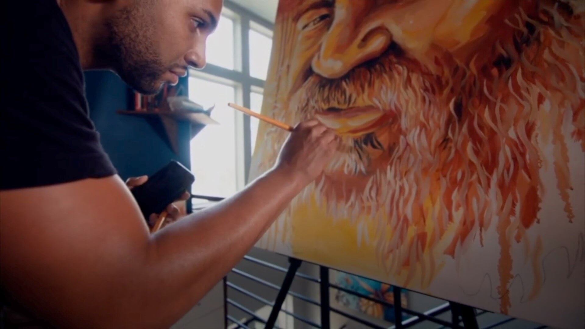 Meet Brian Peterson, the artist that portrays homeless neighbors to ...