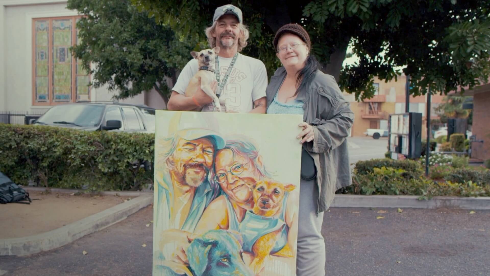 Meet Brian Peterson, the artist that portrays homeless neighbors to ...