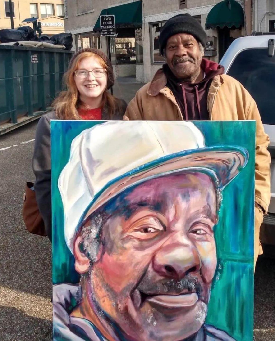 Meet Brian Peterson, the artist that portrays homeless neighbors to ...