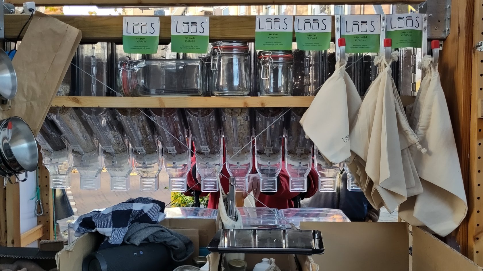 Packaging free bicycle supermarket Loos Utrecht