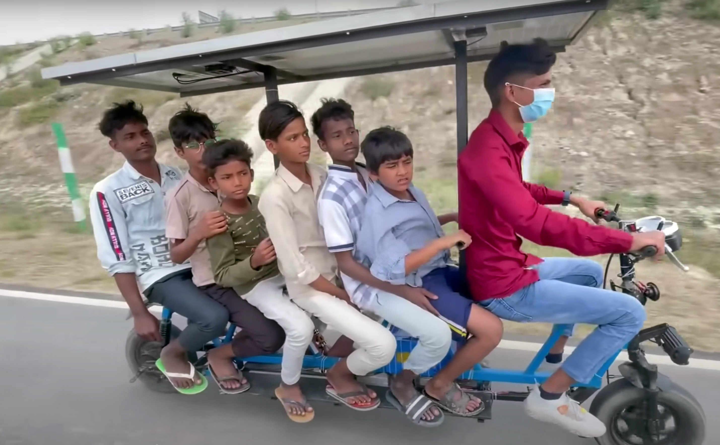 Solar School Bus Brightens India's Roads