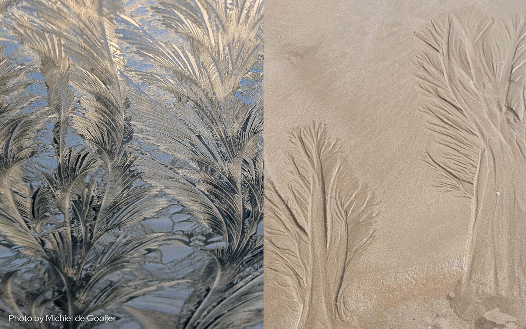 Fractals in Nature: What Sand and Ice Patterns Teach Us