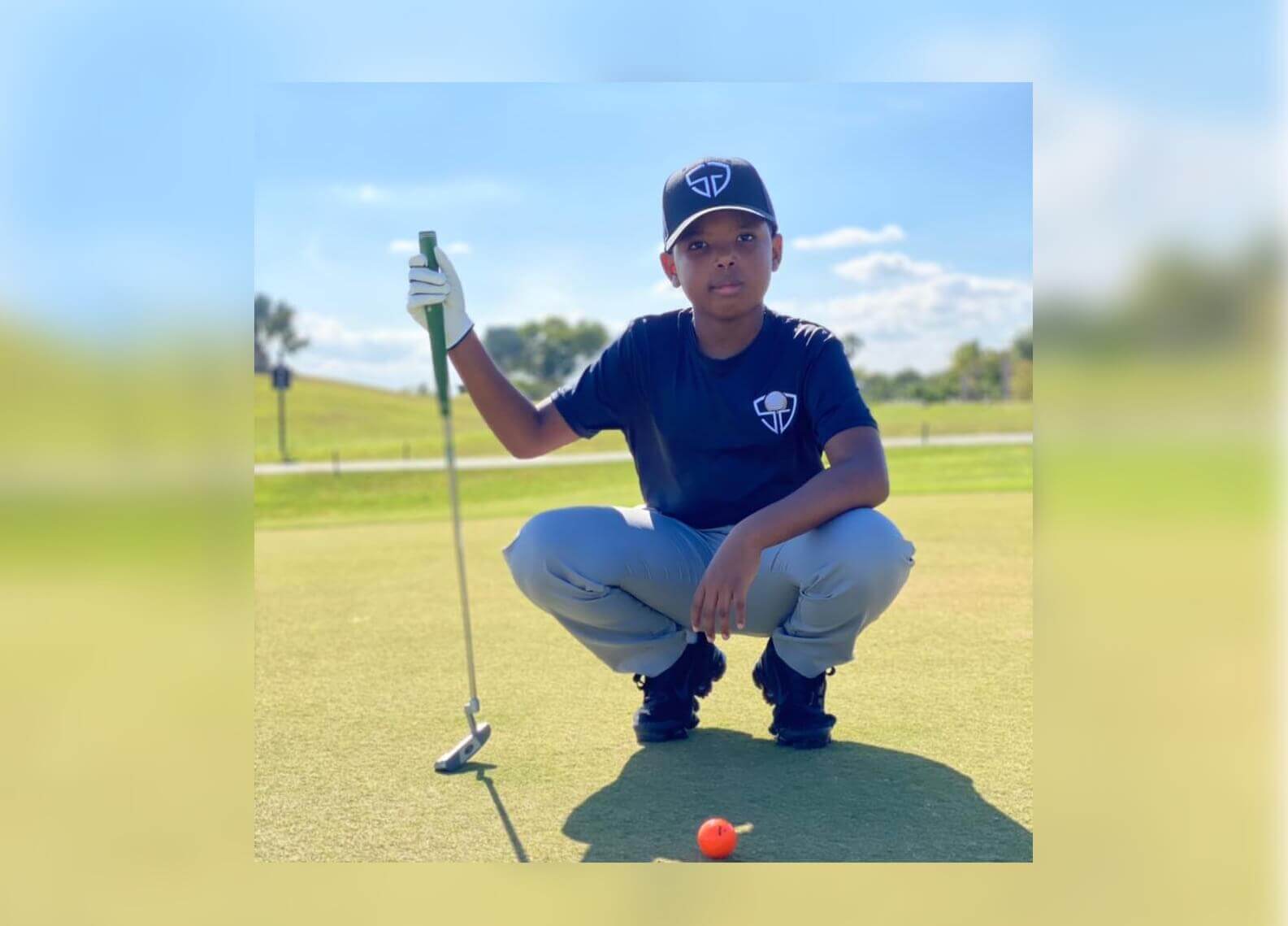 10-year-old with autism starts his own golf apparel business and ...