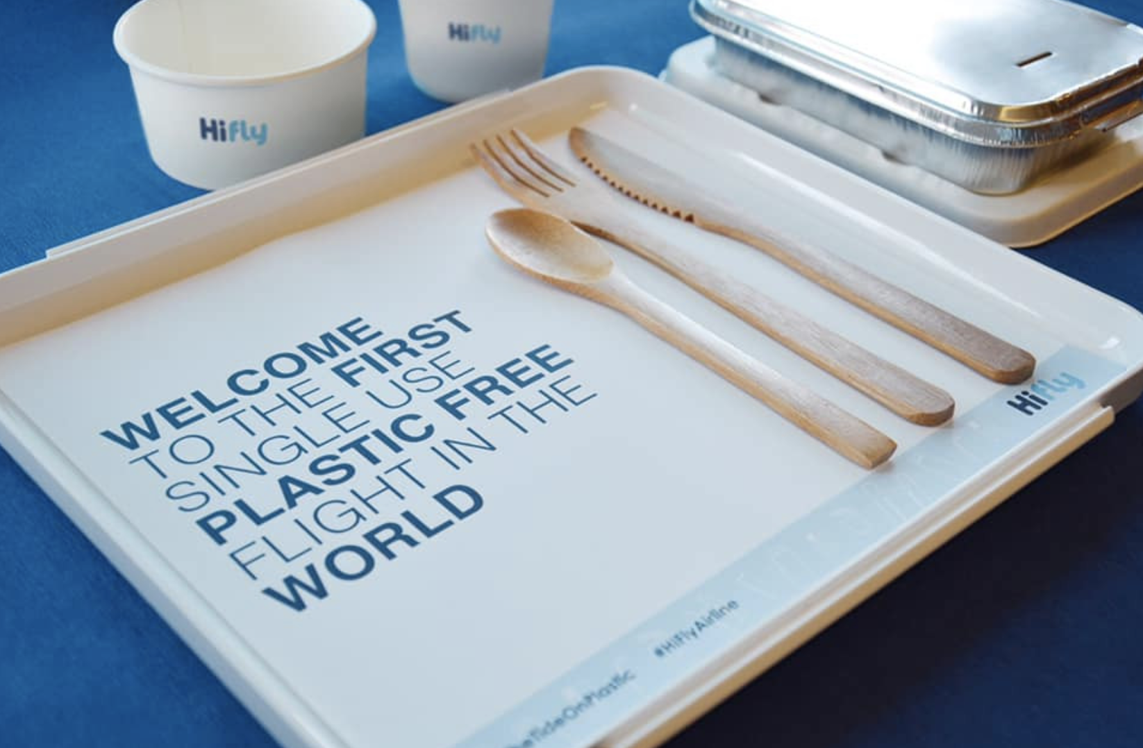 The world's first plastic-free flight just took to the skies... but ...
