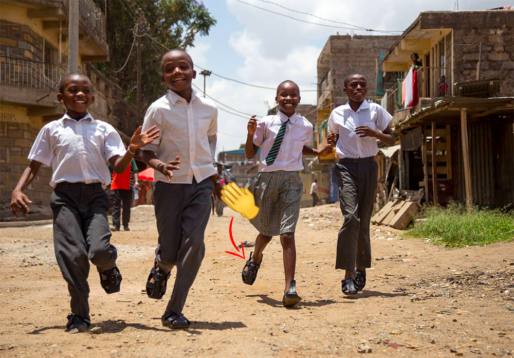 The shoe that grows with the child - BrightVibes