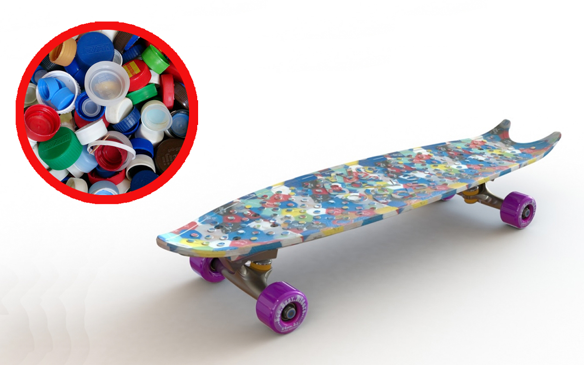 Plastic fles doppen + music festivals + recycling = unieke 'wasteboards ...